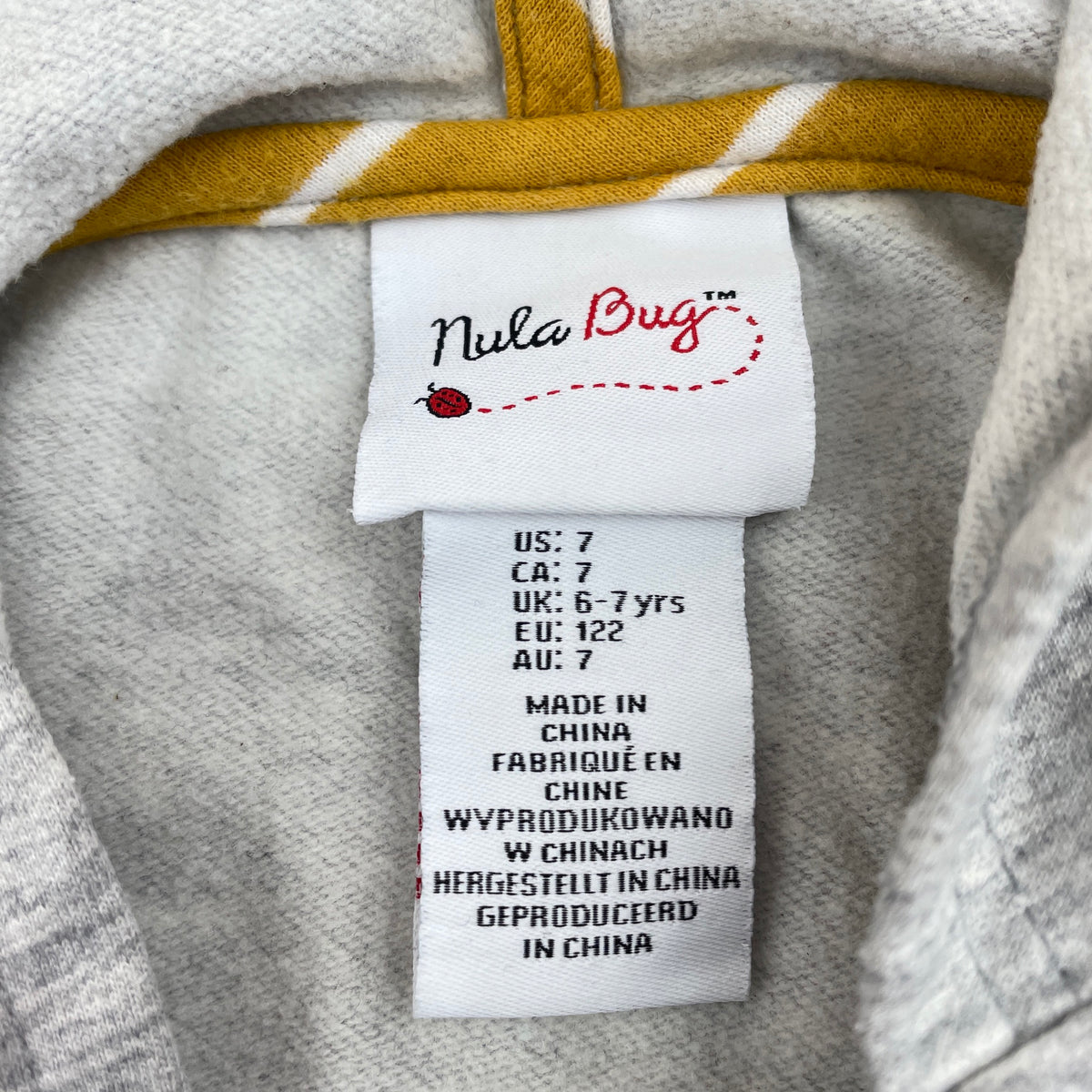 Nula Bug, fleece lined hooded sweater dress, marks left sleeve, FUC ...