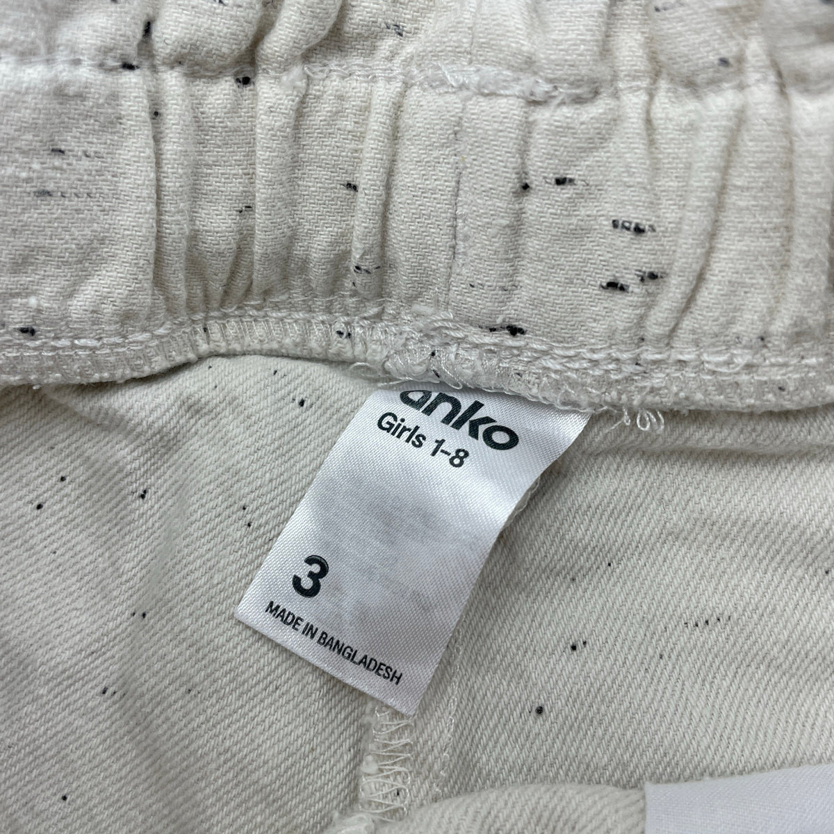 Anko, cotton blend shorts, elasticated, EUC, size 3, – DaisyChainClothing