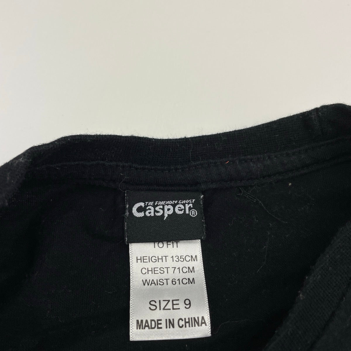Casper the Friendly Ghost, cotton tee / top, FUC, size 9 ...