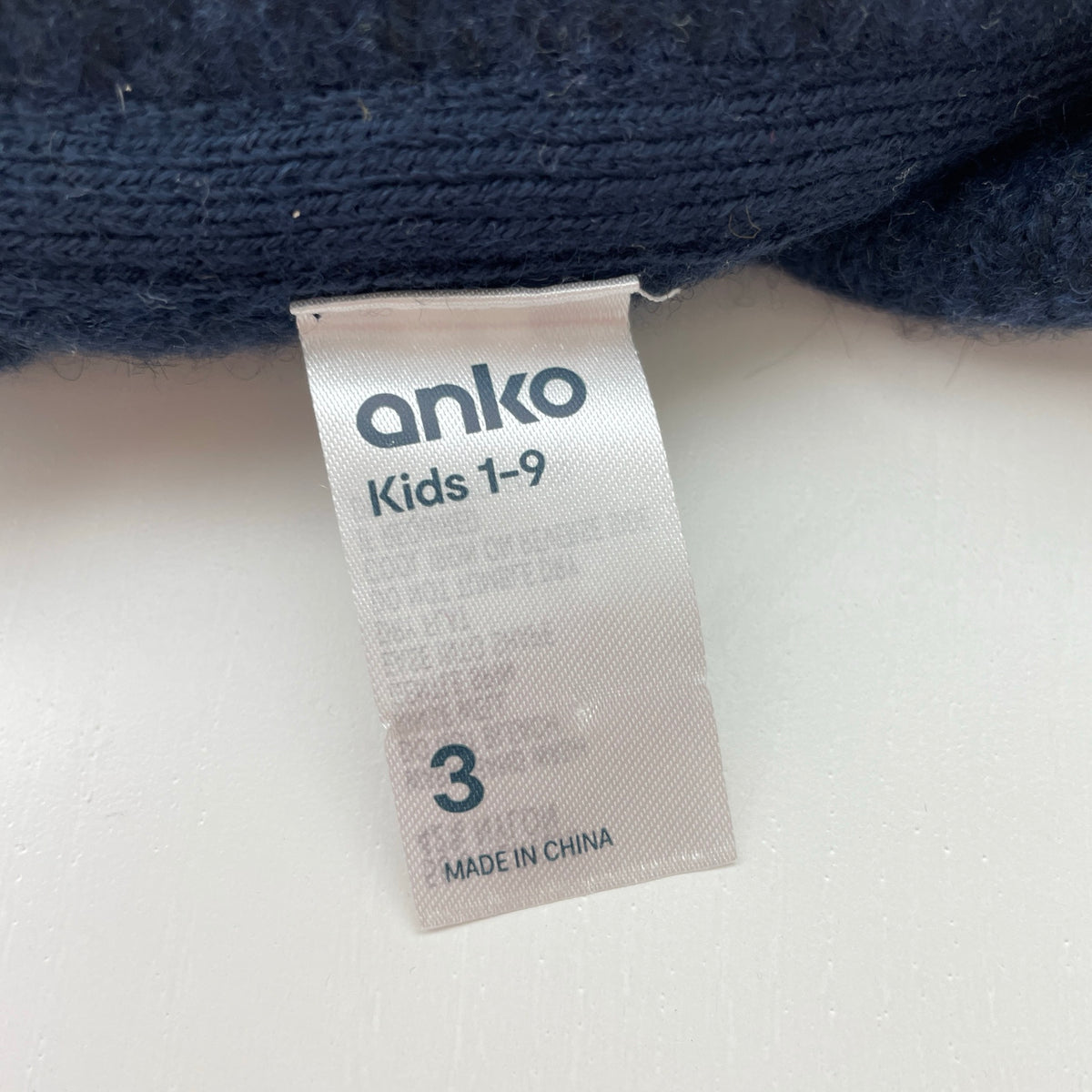 Anko, navy soft feel knit sweater / jumper, EUC, size 3 ...