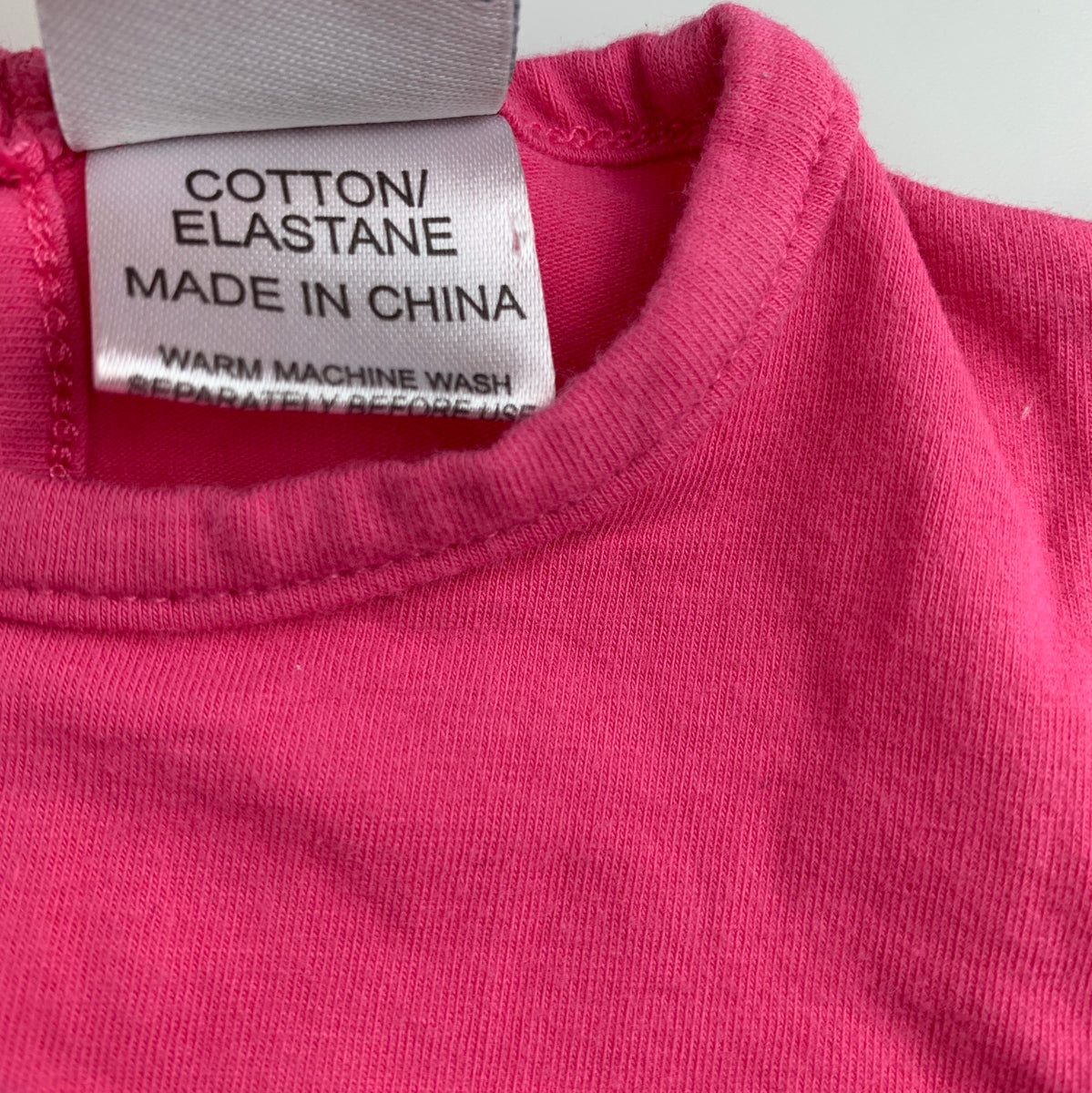 Papoose Mini, pink stretchy t-shirt / top, bird, GUC, size 000 ...